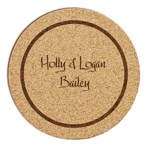 Personalized Coasters | Engraved Cork Coasters | Giftsin24.com