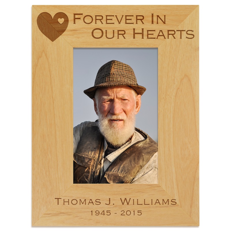 Forever In Our Hearts Picture Frame | Personalized Memorial Photo ... Forever In Our Hearts Picture Frame | Personalized Memorial Photo ...